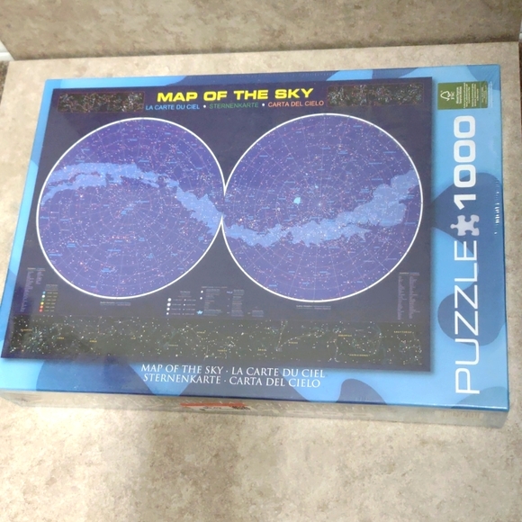 eurograp | Games | Map Of The Sky 00 Piece Puzzle | Poshmark